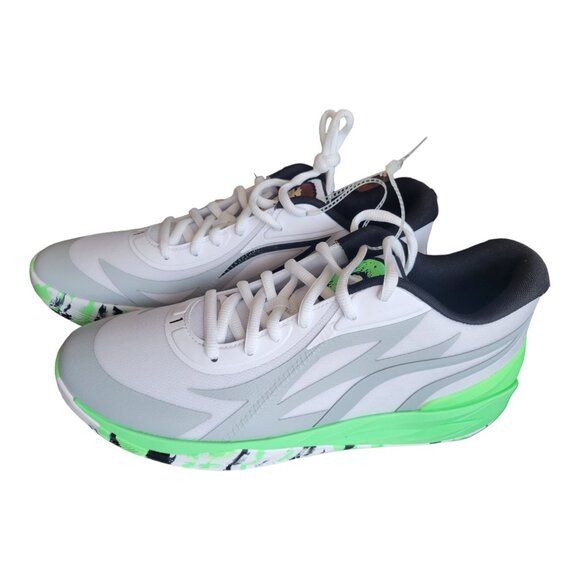 Puma | Shoes | Puma Mb2 Melo Basketball Shoes Mens 2 White Elektro ...